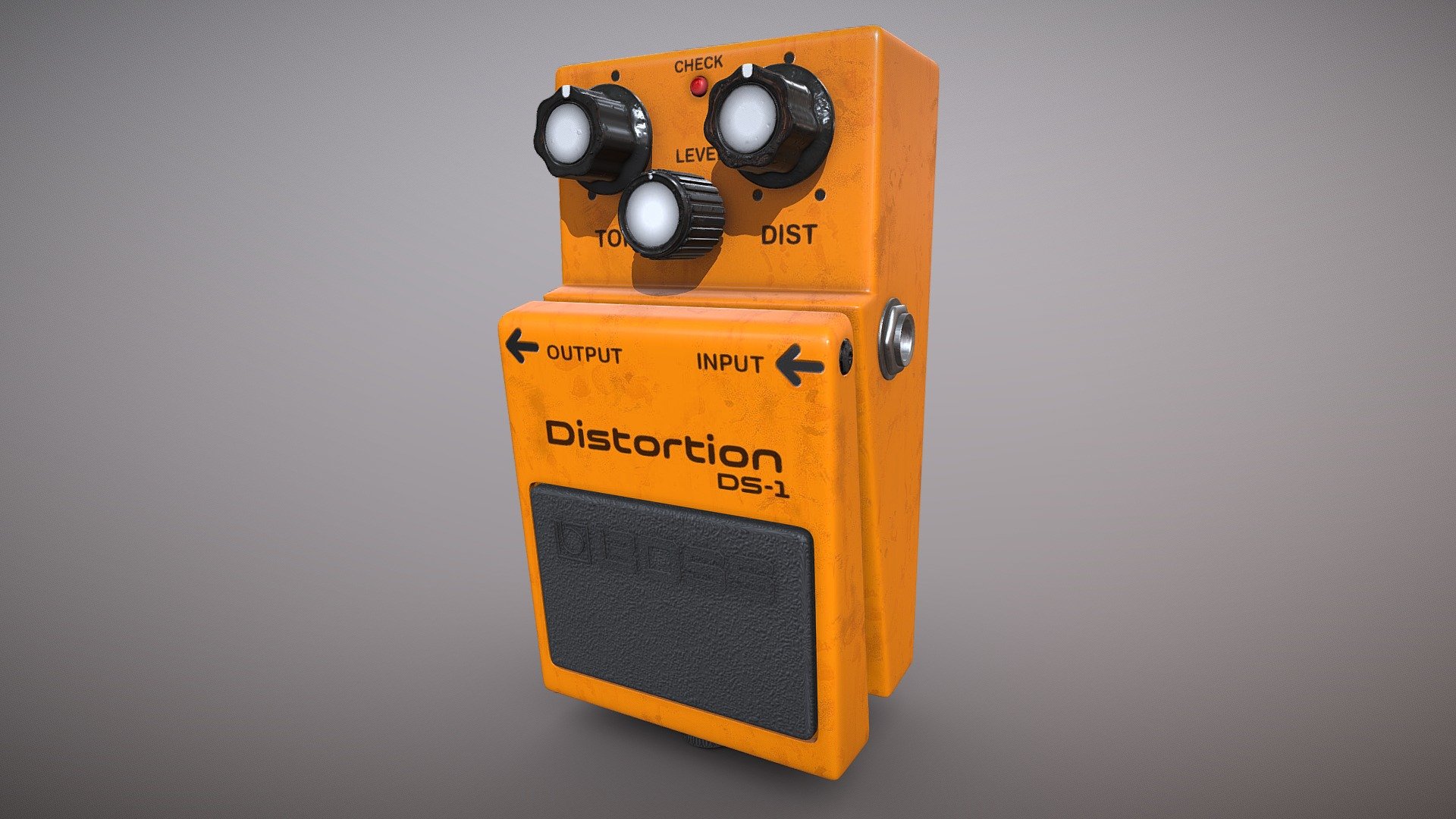 Distortion Pedal "BOSS distortion ds-1" - 3D model by miraa_tu [f0b3ec6 ...