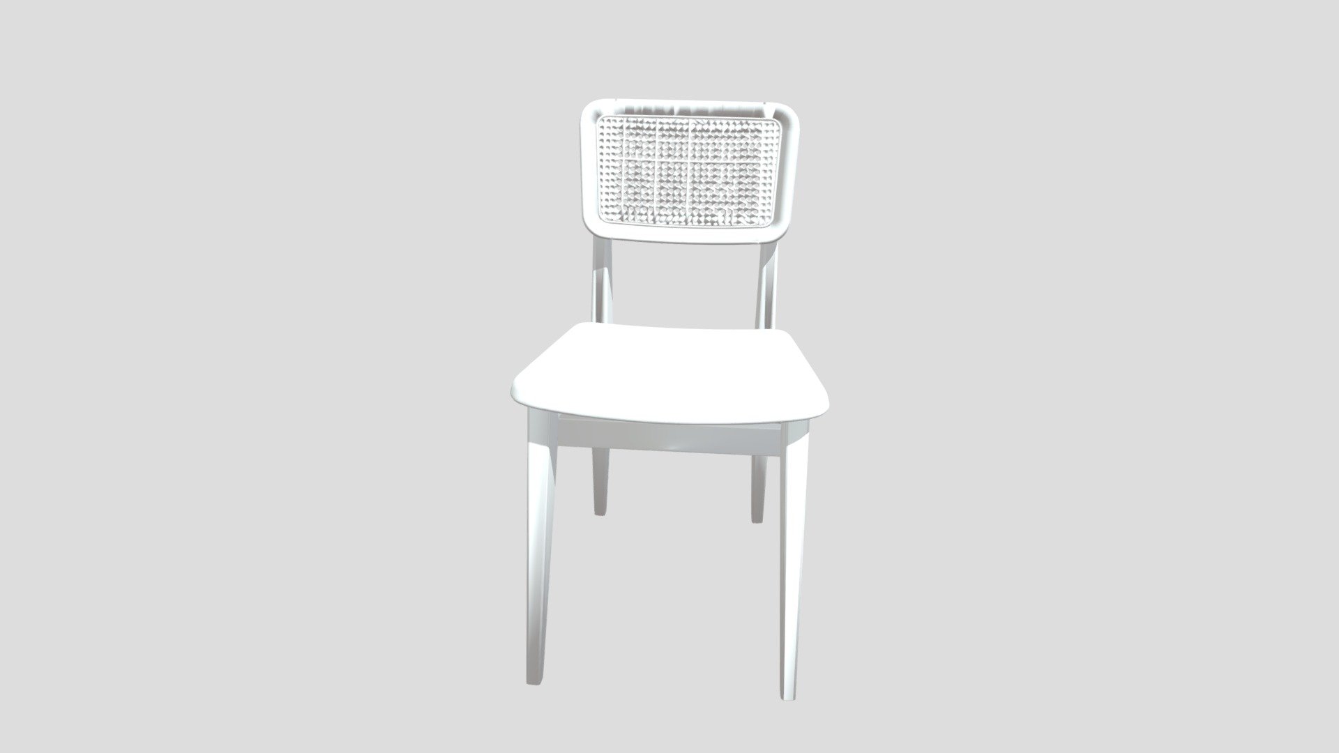 C-Chair Dining Chair - Seat Upholstered, 45, 4-l - 3D model by klitt ...