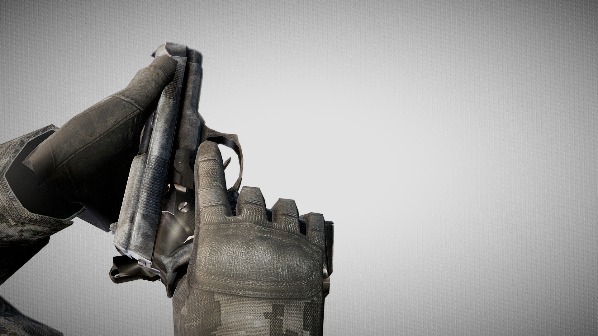 Modern firearms - M9 pistol - Buy Royalty Free 3D model by 3DRT.com ...