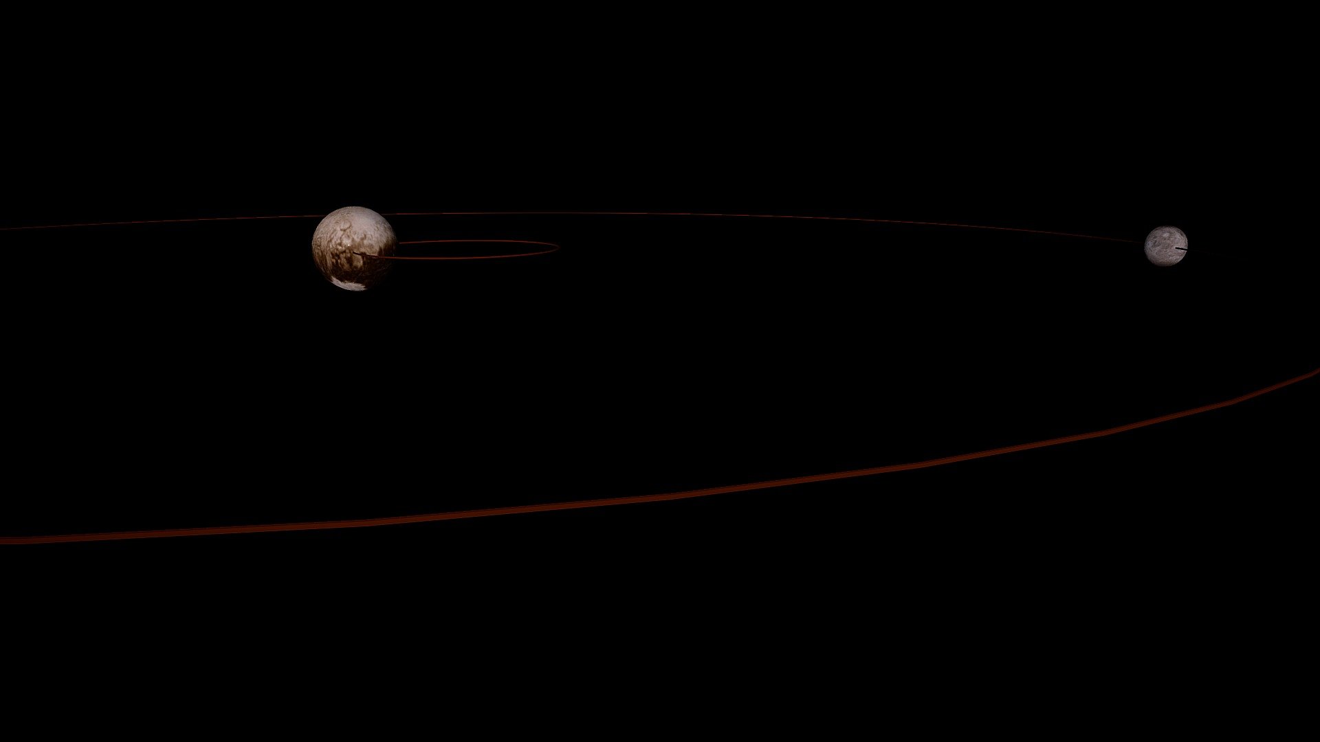 Pluto & Charon - 3D model by seeco [f0b5961] - Sketchfab
