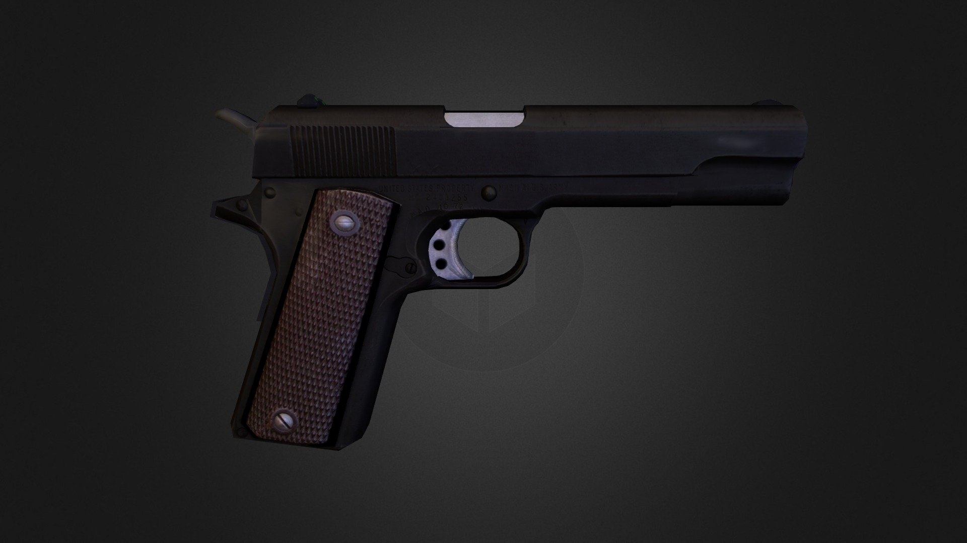 M1911 - 3D model by Monjin Friends (@meearharn) [f0b6d45] - Sketchfab
