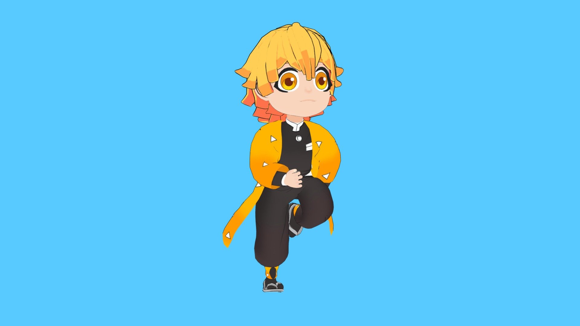 Chibi Zenitsu - Download Free 3D model by Tomato Owl (@tomato_owl ...