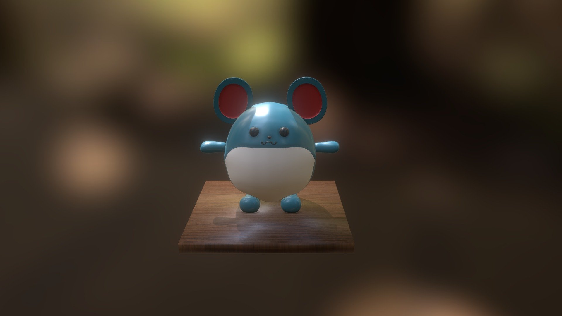 Pokemon Marill - 3D model by Danzzai [f0b9e80] - Sketchfab
