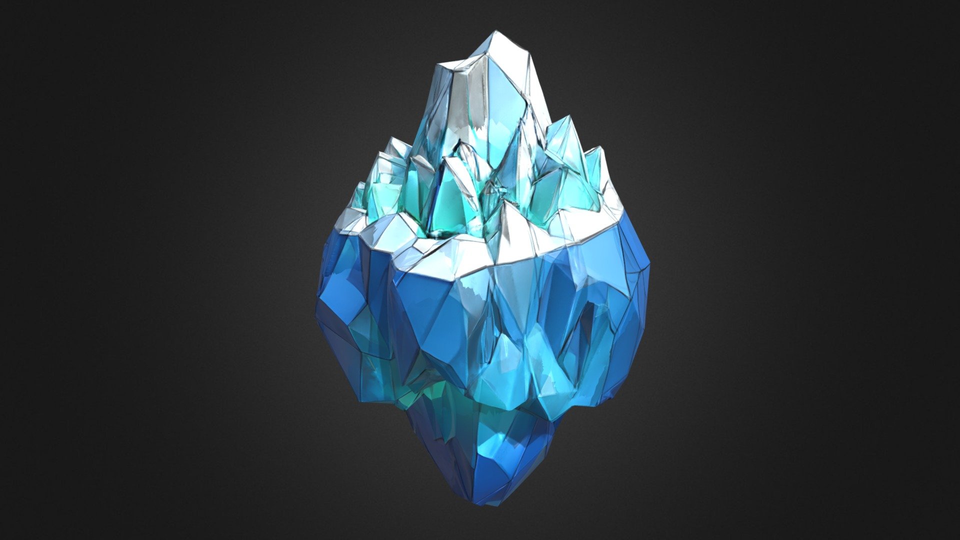 Iceberg - 3D model by Korvana Studio (@korvanastudio) [f0ba477] - Sketchfab