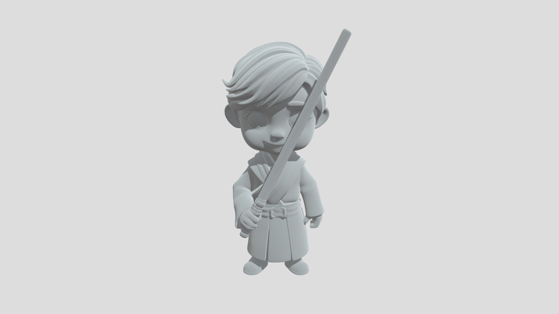 Luke Skywalker Postać z cyklu Gwiezdne wojny - 3D model by Adrianklys ...