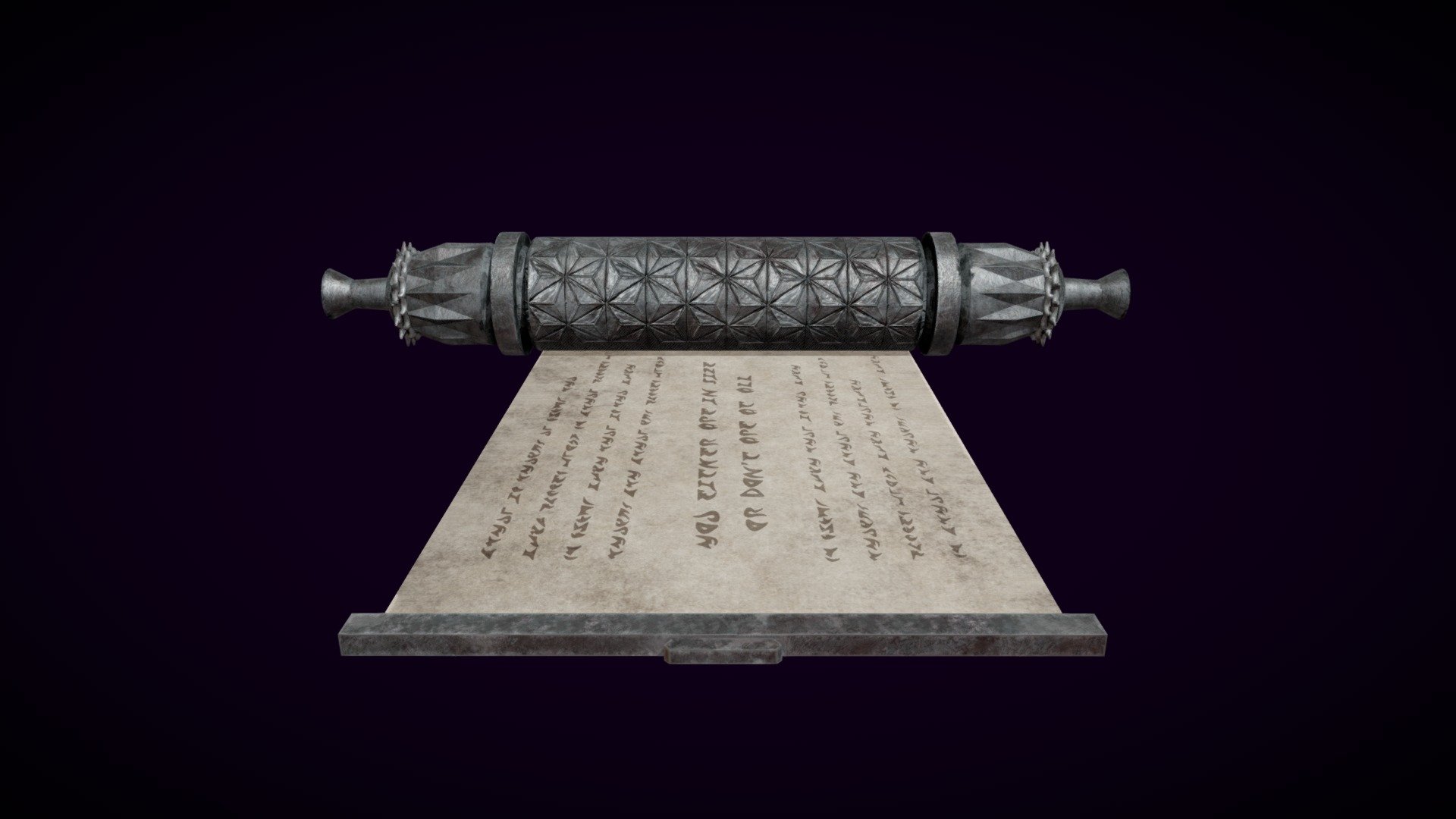 Silver scroll - 3D model by Mithraeum (@nataleesha) [f0baebc] - Sketchfab