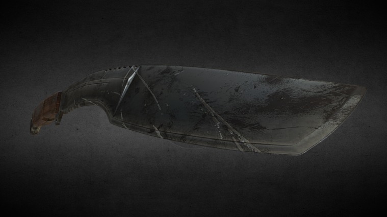 Golok - 3D model by HabibFirdaus [f0bc8ba] - Sketchfab