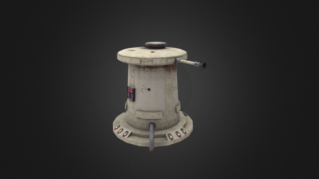 Star Wars Turret - 3D model by Stefan Vermeulen (@stevenverx) [f0bec05 ...