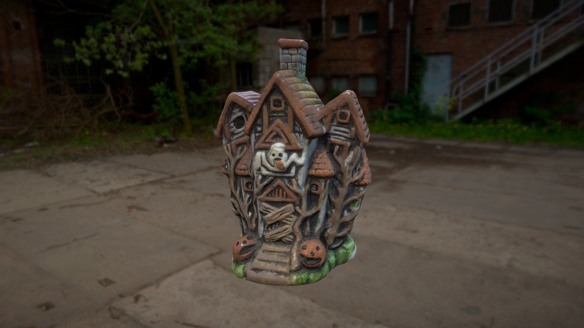 0002-09 Small Haunted House (High Poly) - Buy Royalty Free 3D model by ...