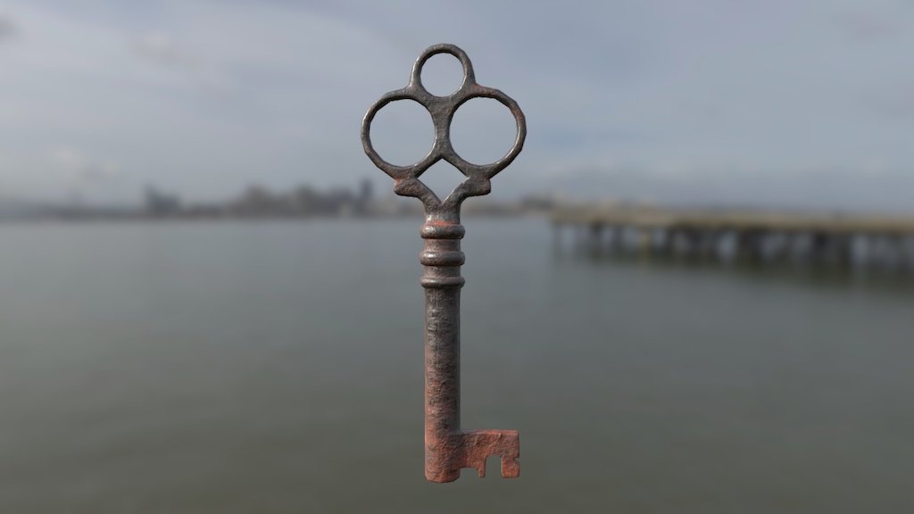 Iron Key - 3D model by Artfully 3D (@artfully3d) [f0bfb02] - Sketchfab