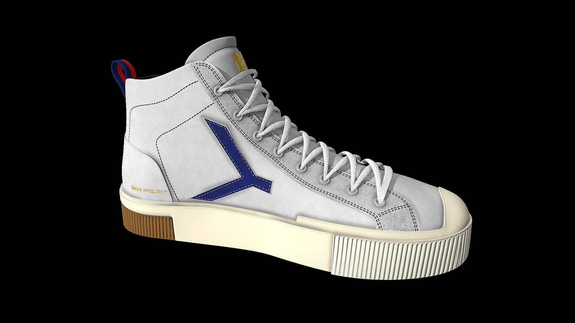 3d Model of Converse Sneaker. - 3D model by Amin Adukov (@Aminchok ...