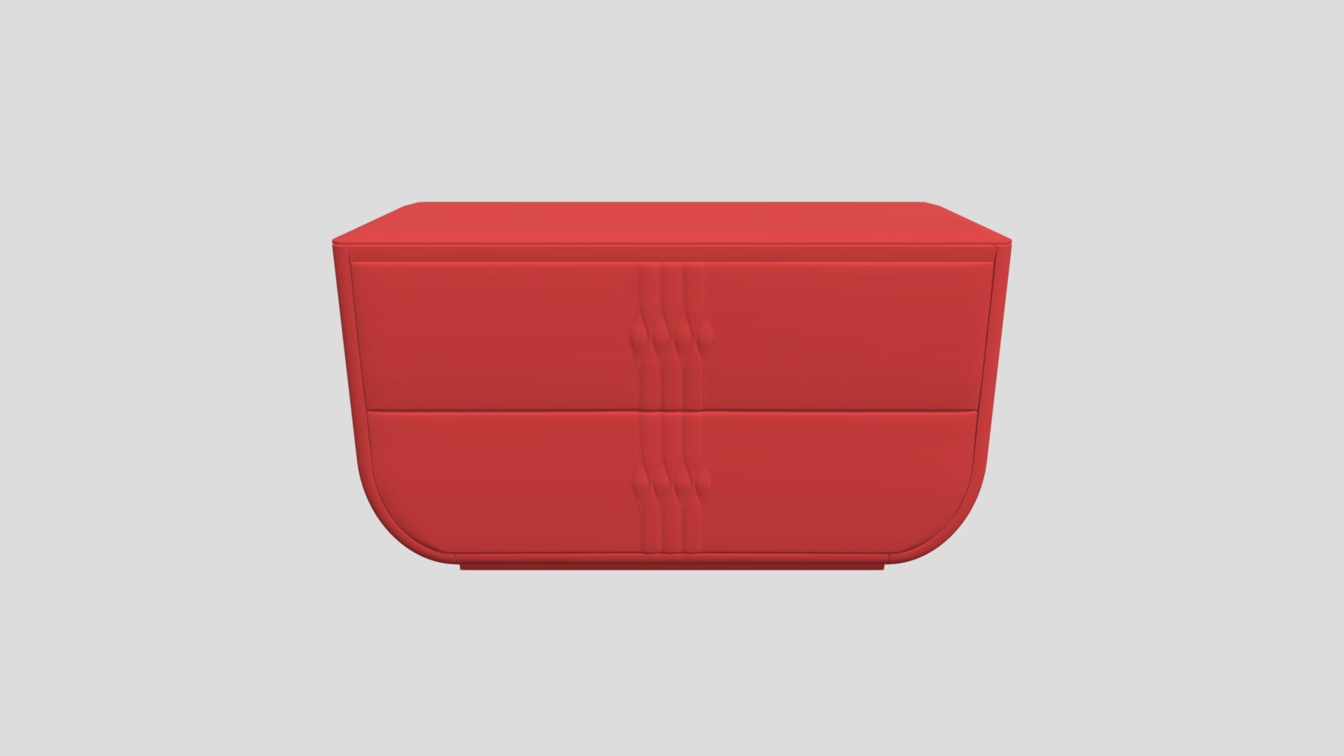 Contemporary Curve Chest Of Drawers by MODENESE - Download Free 3D ...