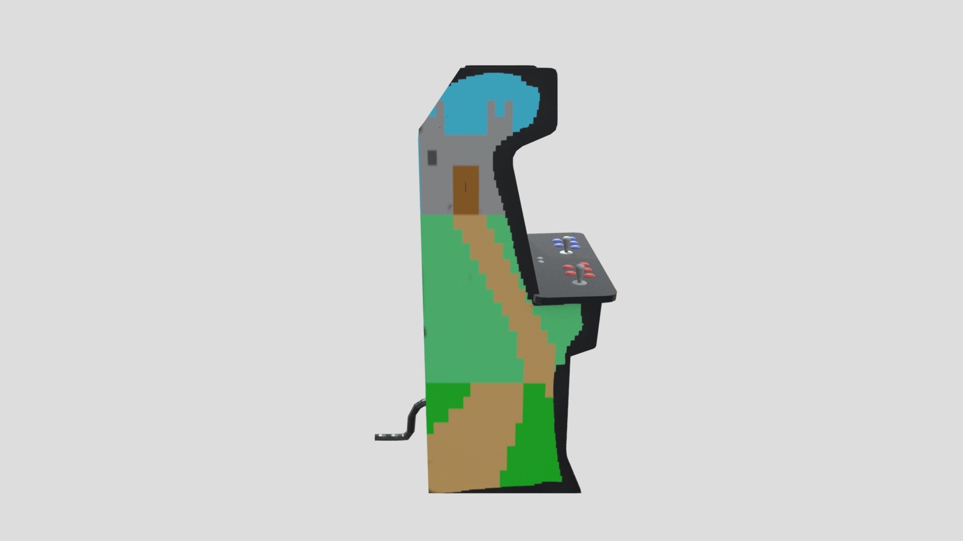 Arcade Cabinet Textures - 3D model by vincejr [f0c7f1c] - Sketchfab