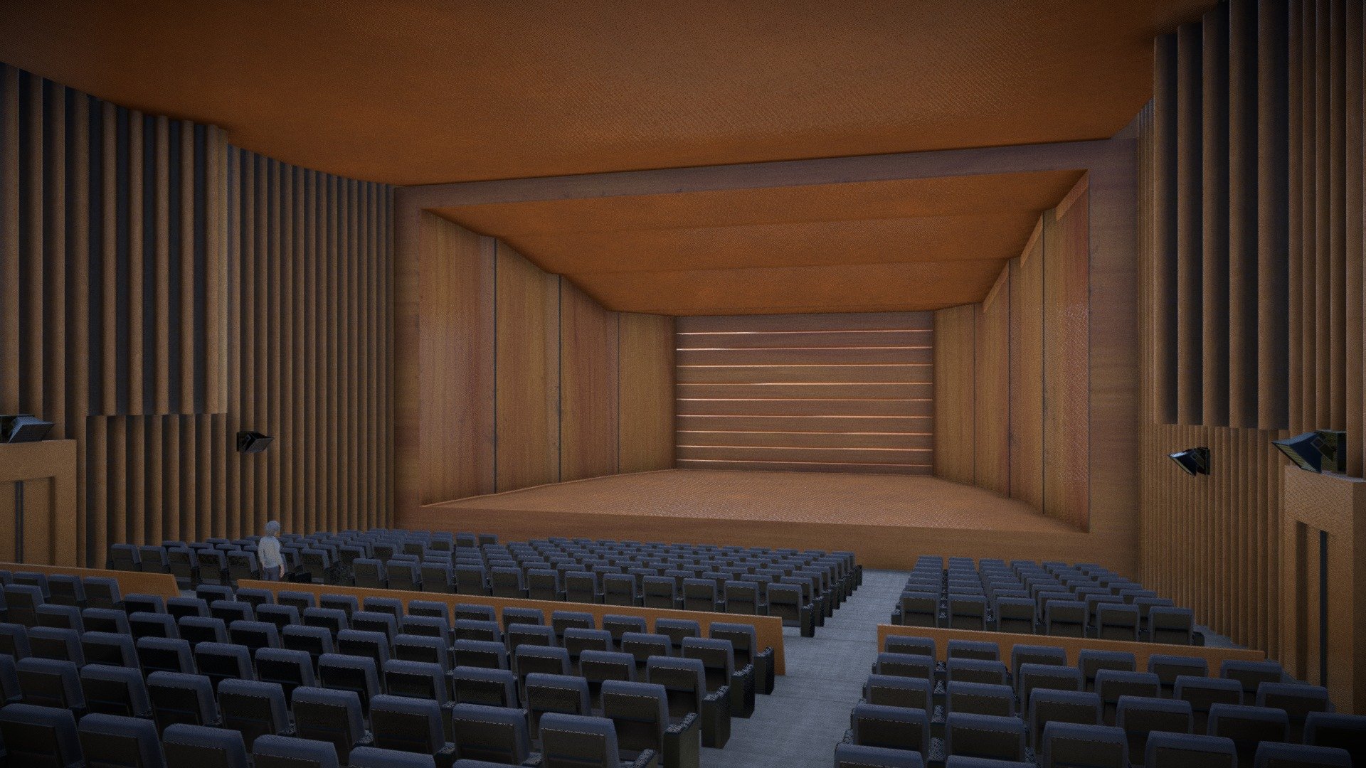 Theater - 3D model by Warmy [f0c9a0e] - Sketchfab