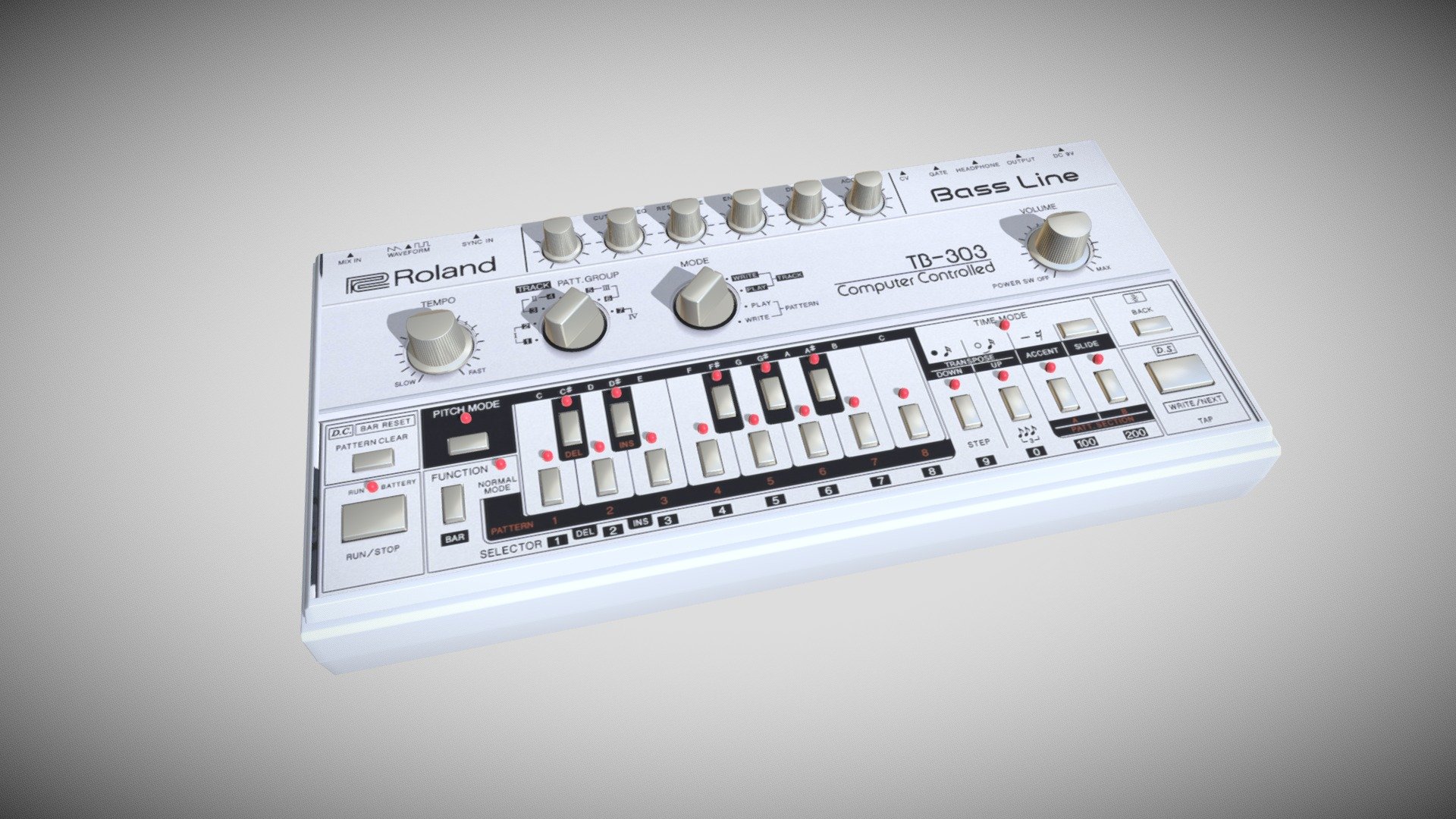Roland 303 - Buy Royalty Free 3D model by jeff.kershaw [f0ca540 ...