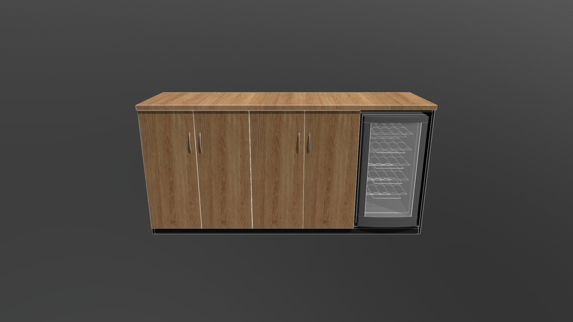 Custom JAC008 Server unit with Bar - 3D model by Has Been Office ...