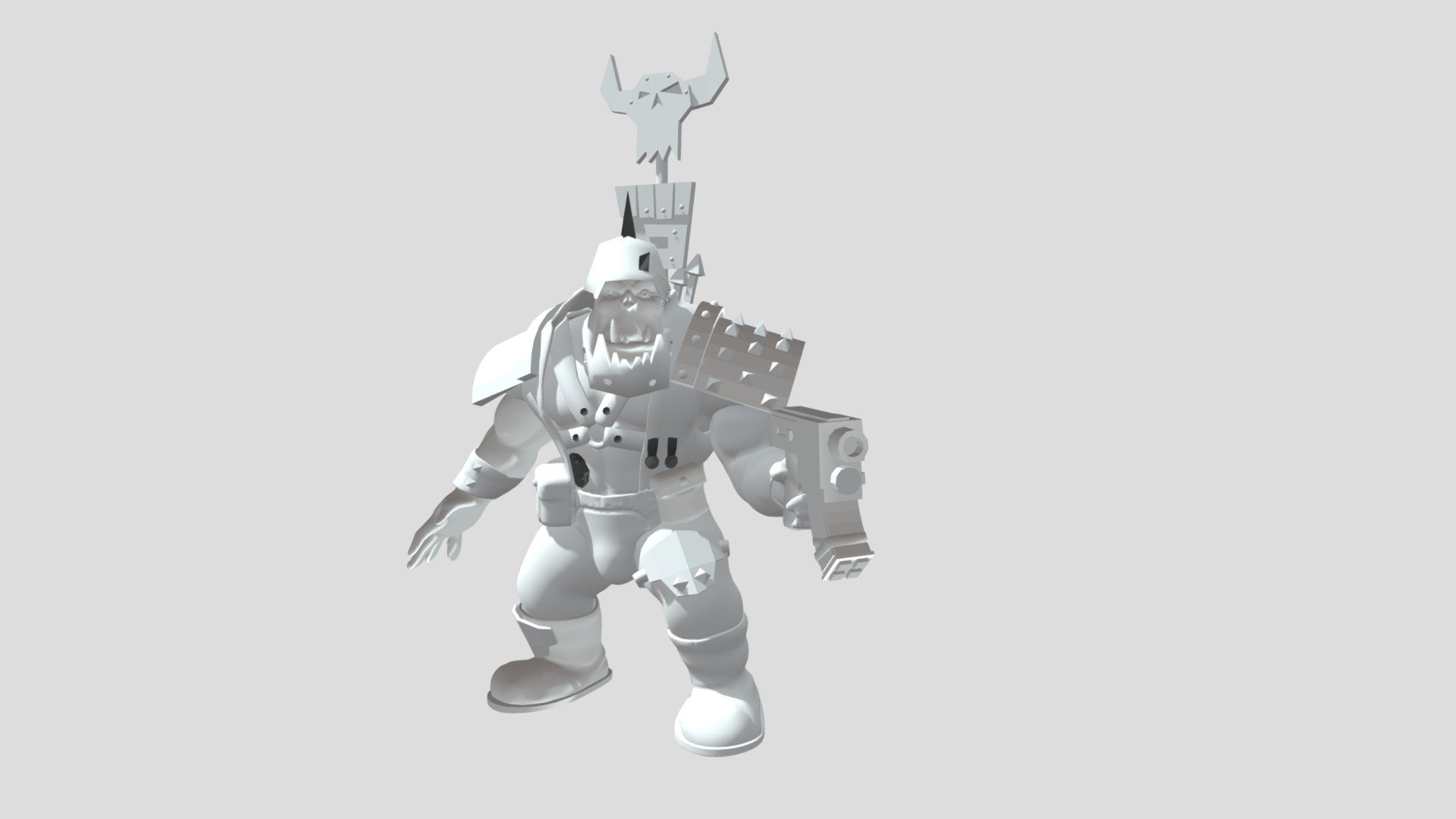 ork uv - Download Free 3D model by drapezavova [f0cbfe5] - Sketchfab