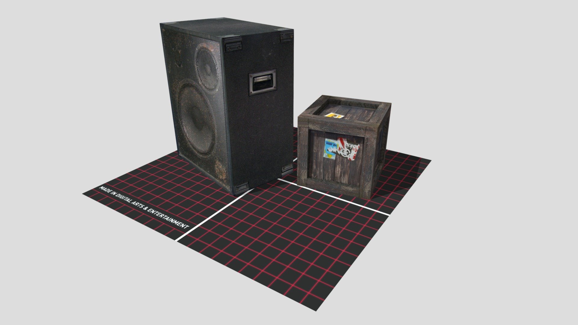 Texturing crate/Amp DAE - Download Free 3D model by Edouard Mortier ...