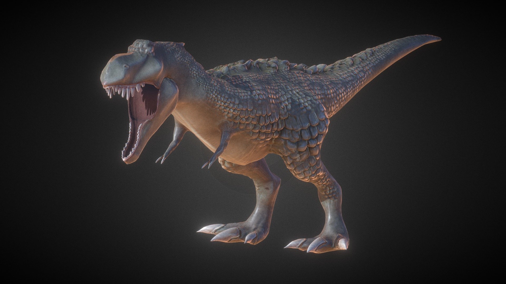 Dinosaur T. Rex - 3D model by Zol4ik [f0ceab0] - Sketchfab