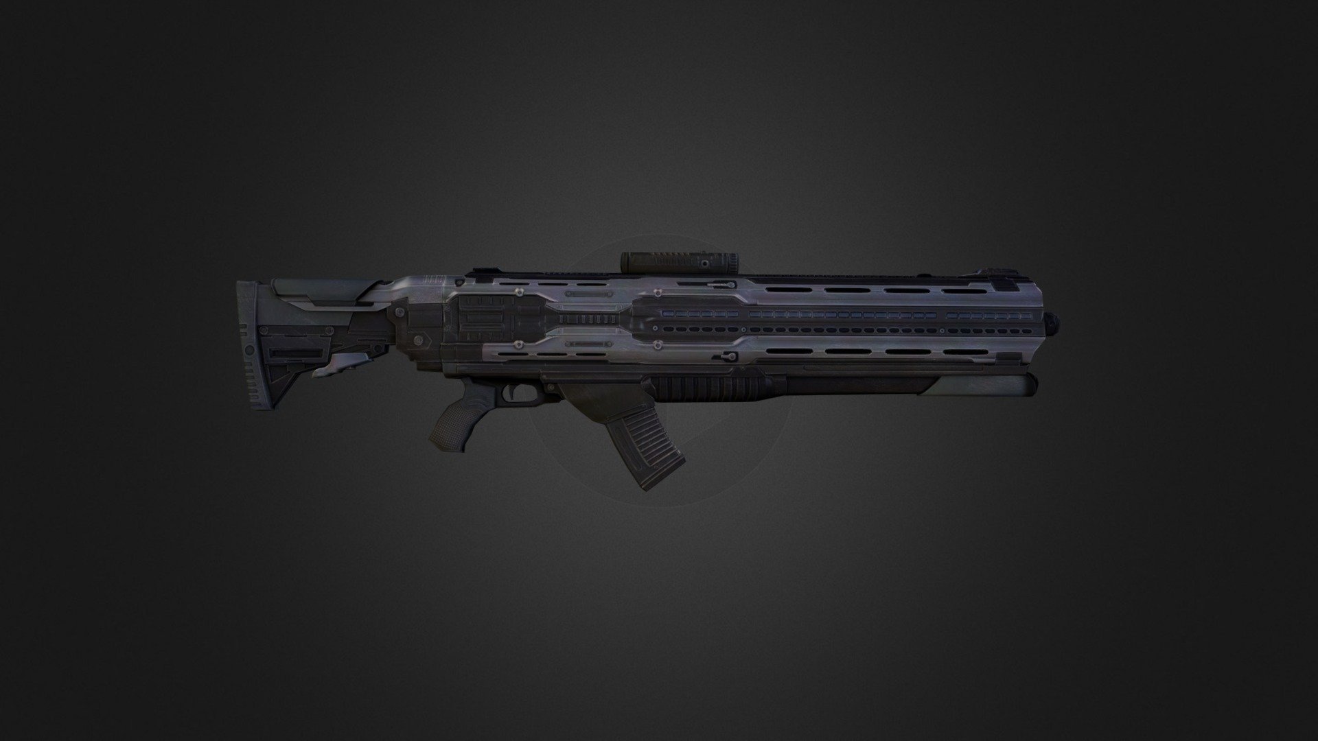 Rail Gun - 3D model by ThunderBull [f0d09b2] - Sketchfab