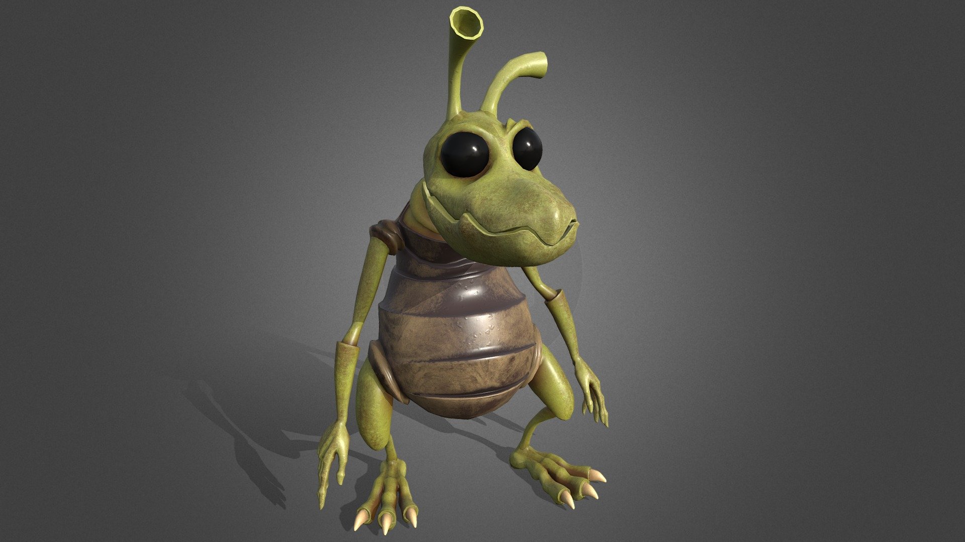Mantis Bug Character - 3D model by Jacob Monger (@jacobmonger) [f0d1011 ...