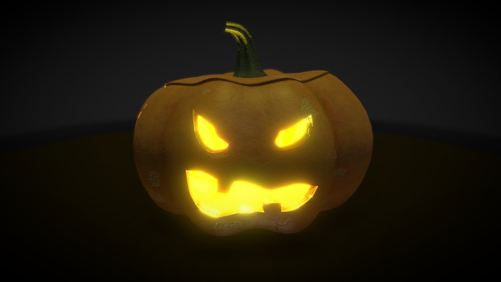 Halloween Pumpkin 4 face - Download Free 3D model by Dawid ArtGraph ...