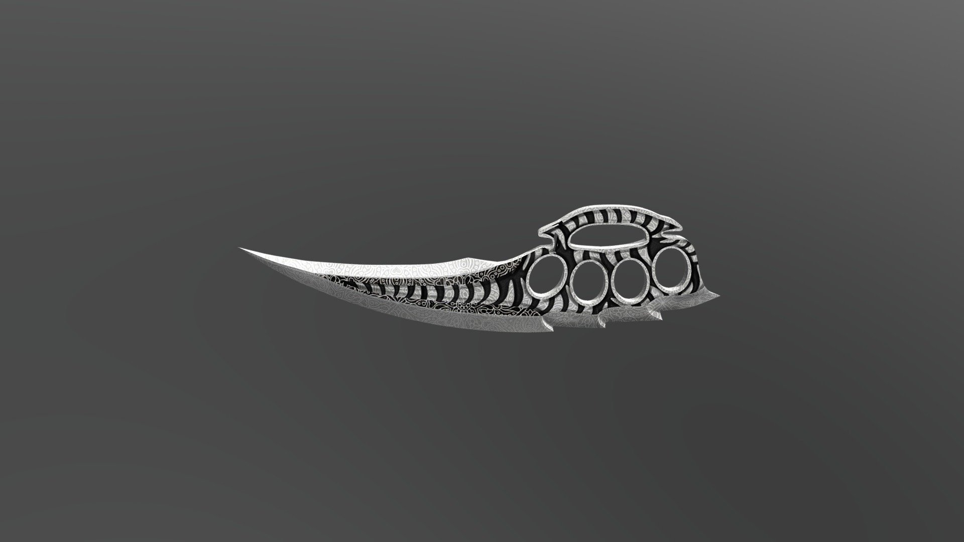 Knuckle Knife | Bone Crusher - 3D model by kaloyand_ [f0d3107] - Sketchfab