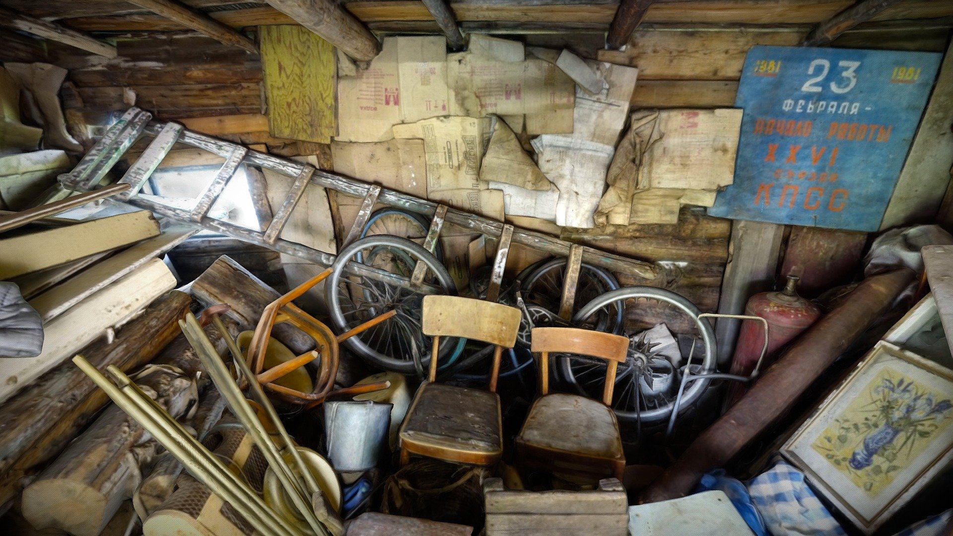 Shed With Old Things - Buy Royalty Free 3D model by Foto Retina ...