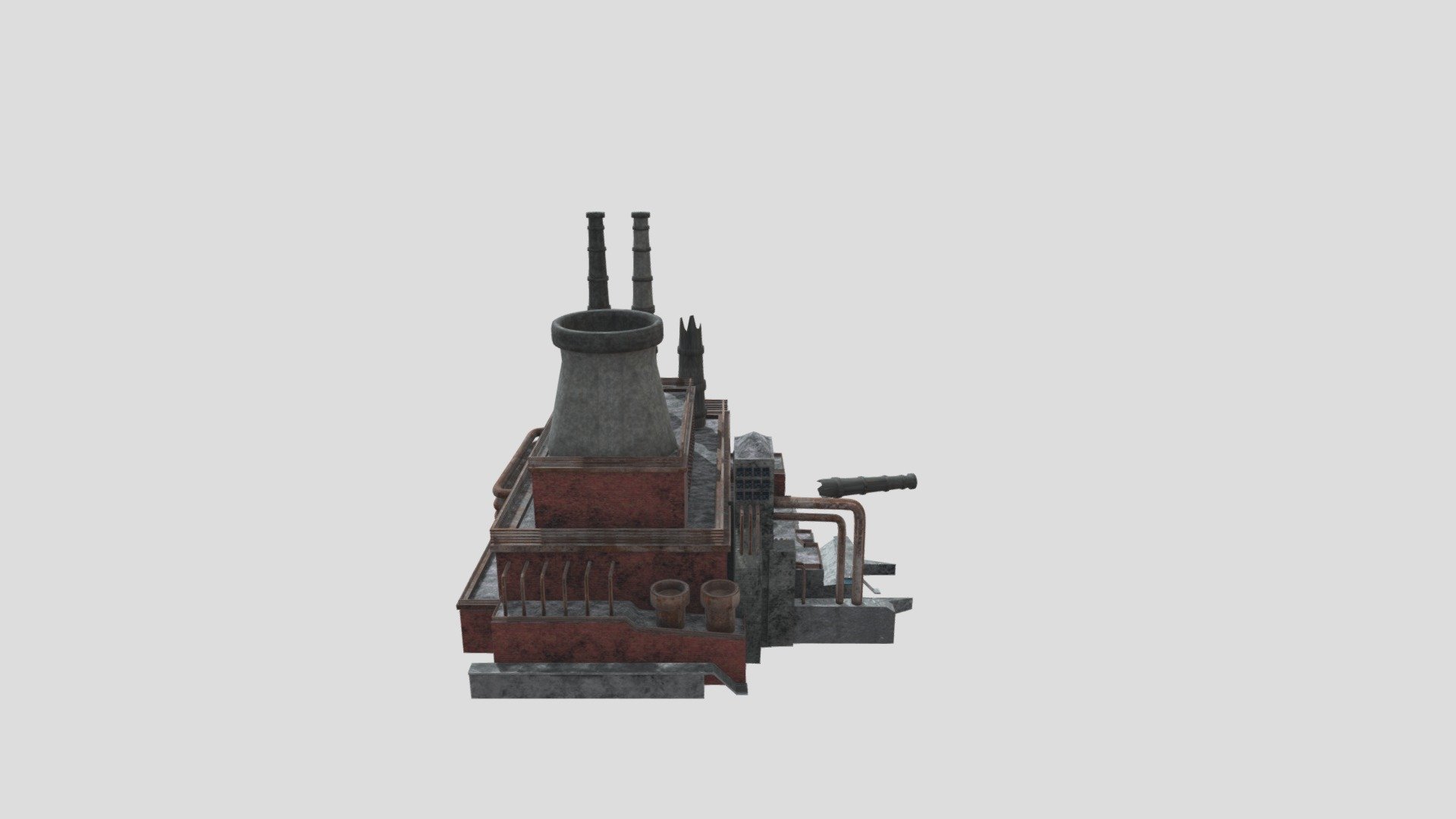 Run Down Factory - 3D model by ttorofder [f0d3c70] - Sketchfab