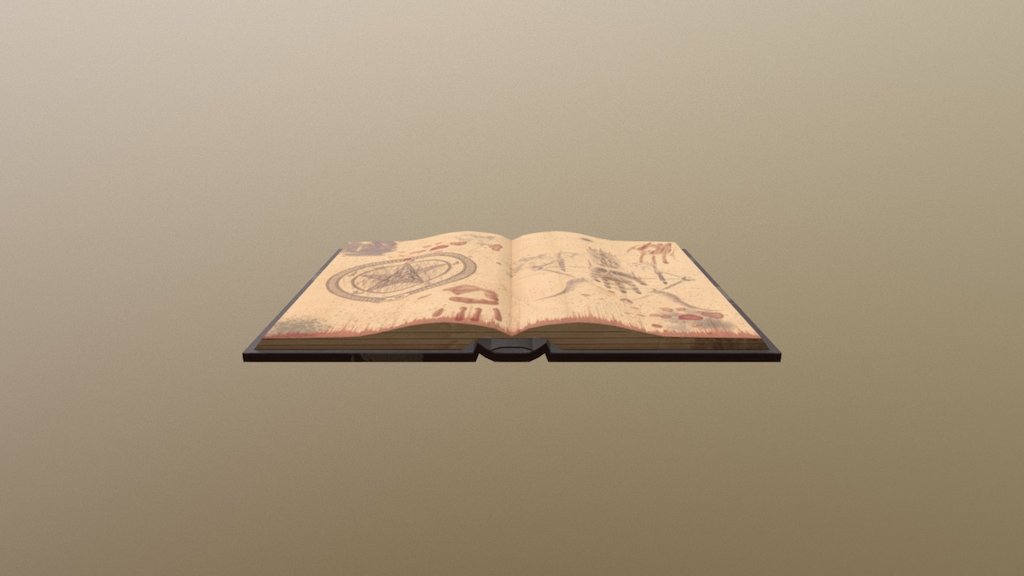 Satanic Book - 3D model by folly [f0d6d91] - Sketchfab