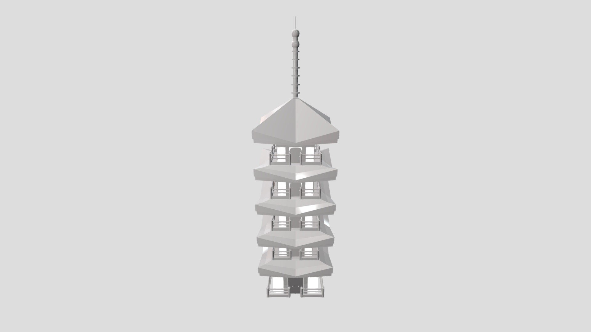 Japanese tower - Download Free 3D model by franalvarez (@franalvarez005 ...
