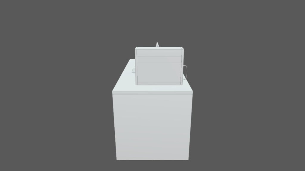 Desk Wireframe - 3D model by Hend_Z [f0d83db] - Sketchfab