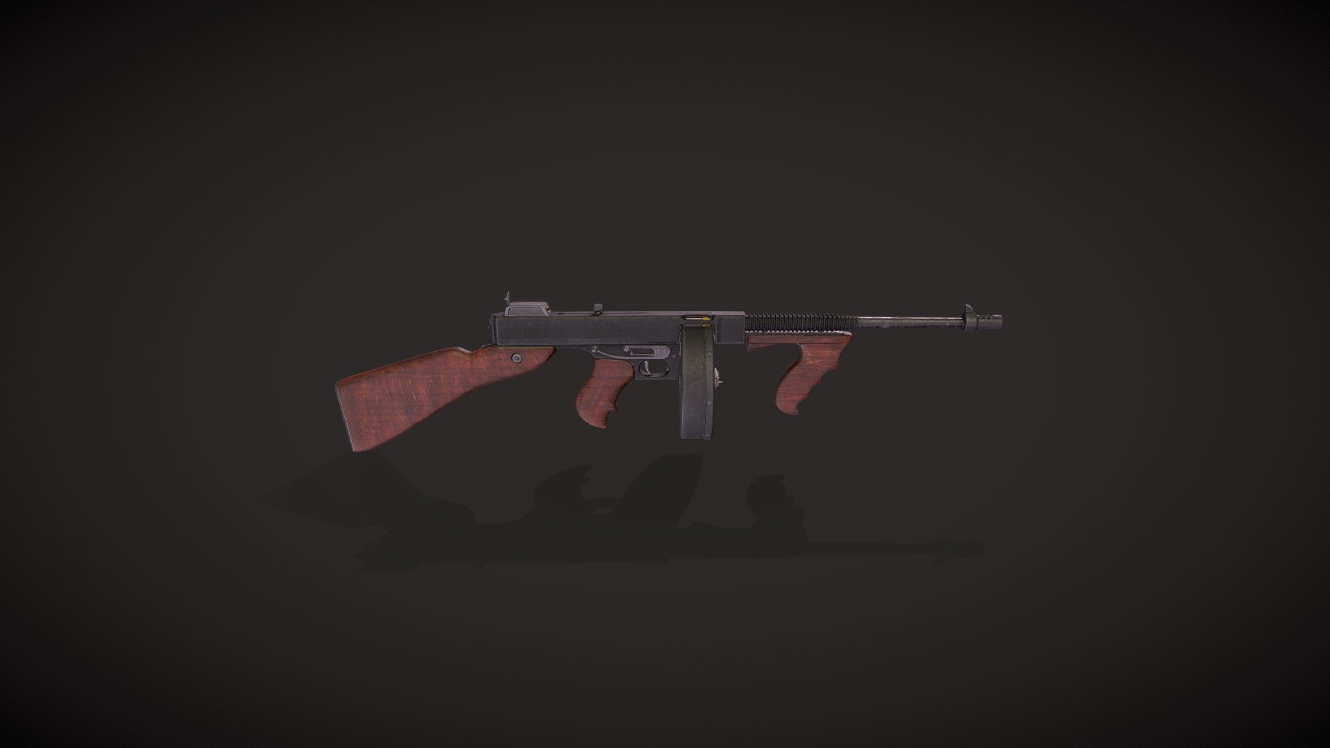 TommyGun - Download Free 3D model by MilotoR1 (@m1lotor) [f0d8d73 ...