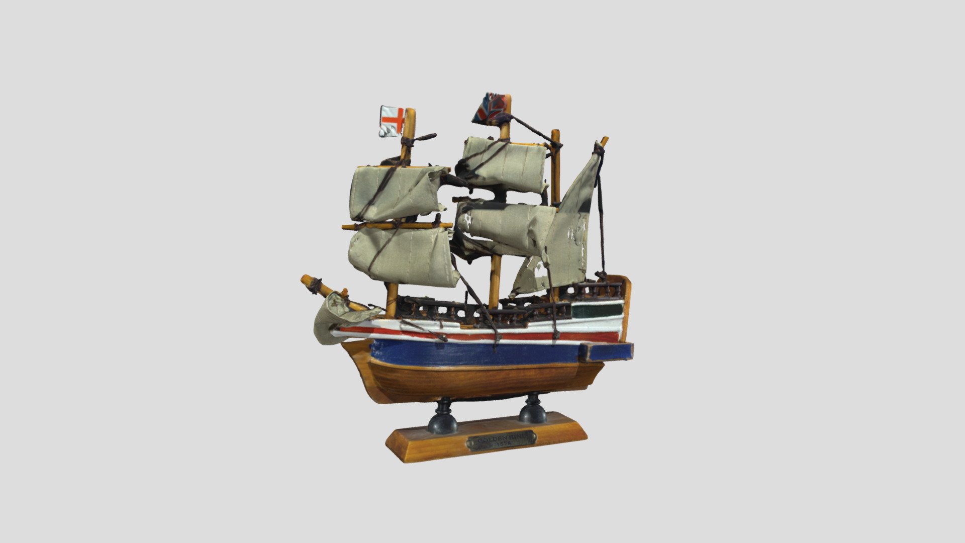 Model of the Golden Hind - 3D model by Aberdeen City Libraries ...