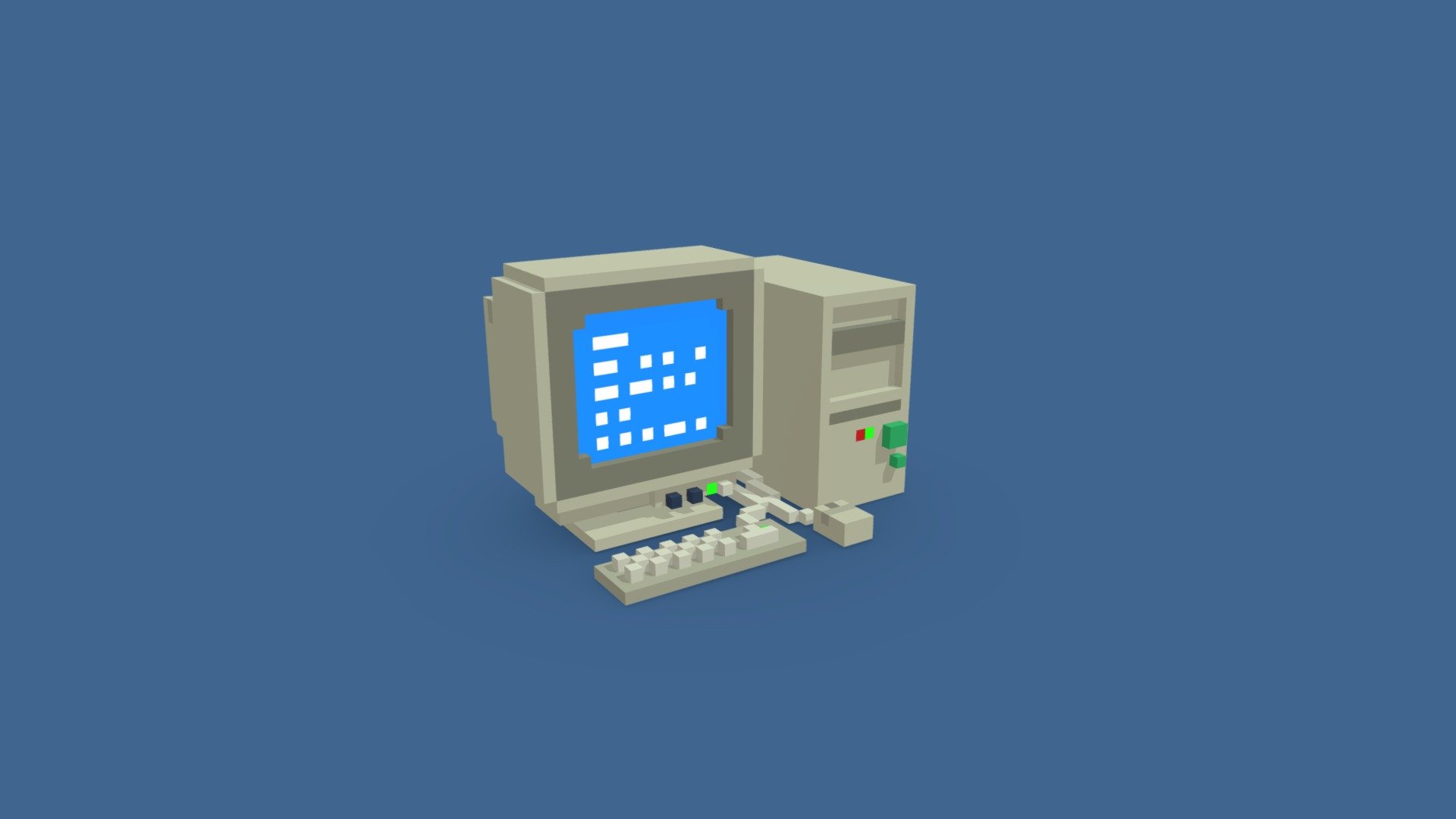 Old PC - Download Free 3D model by anarki3000 [f0dca42] - Sketchfab