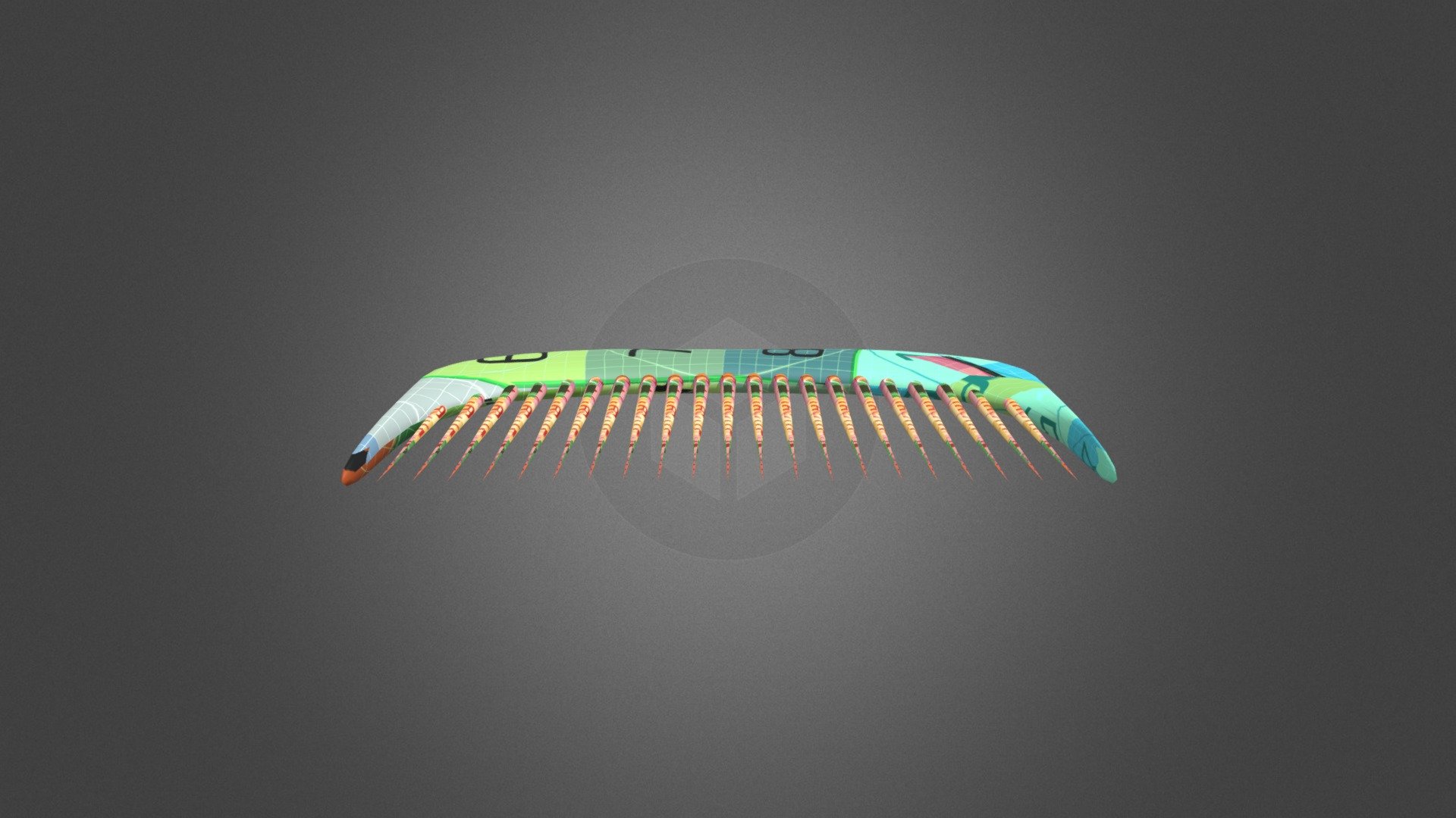 Comb - Download Free 3D model by KeyMaster51 [f0dfbd2] - Sketchfab