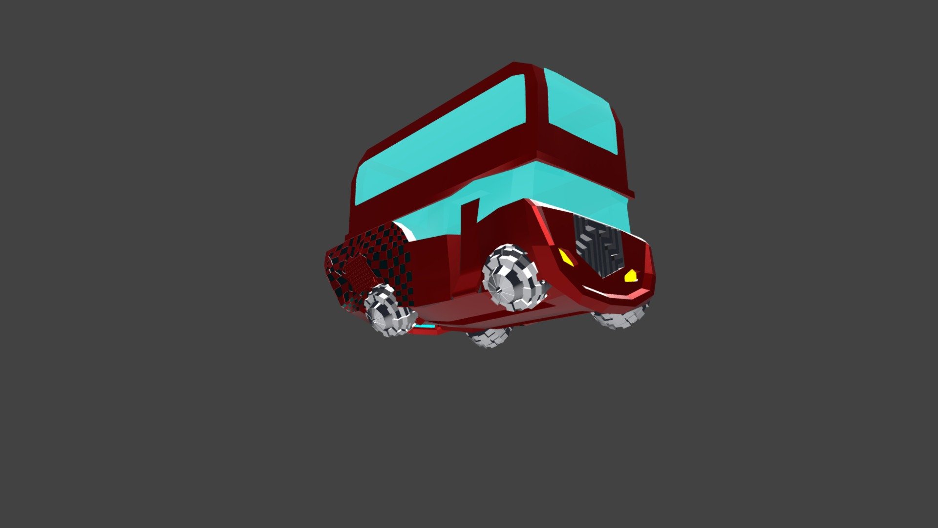 Futuristic London bus - 3D model by Fred Drabble (@FredDrabble ...