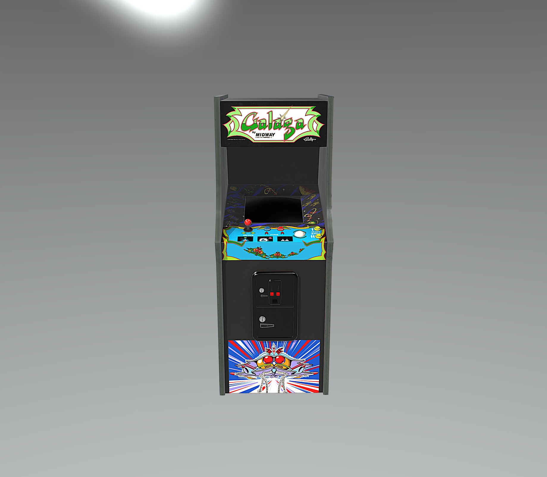 Galaga - 3D model by owestgate [f0e1e38] - Sketchfab