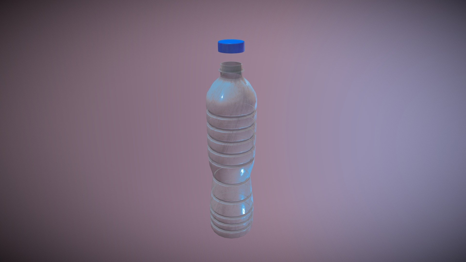 Plastic Water Bottle - Download Free 3D model by CallumV [f0e3fbf ...