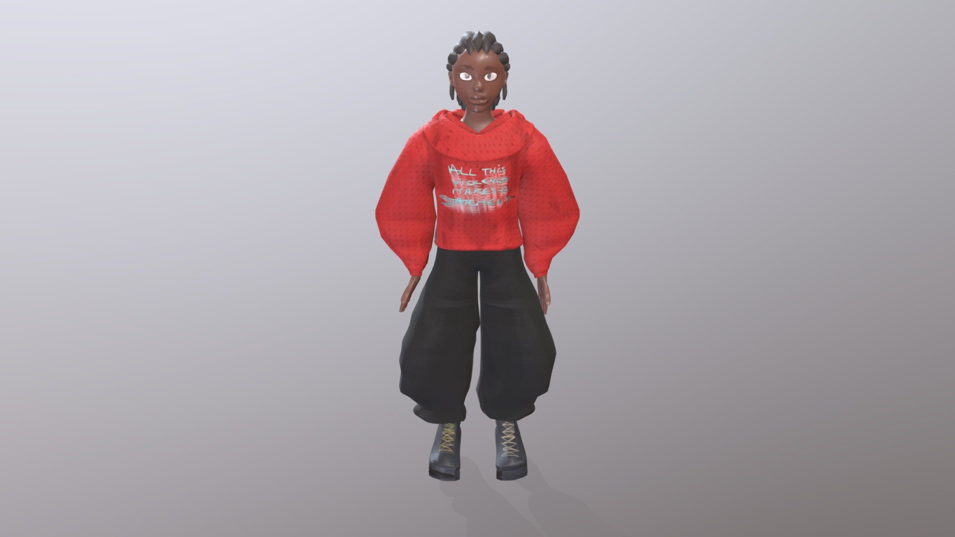 Red - 3D model by Manon Fadloum (@anomiy) [f0e46e0] - Sketchfab