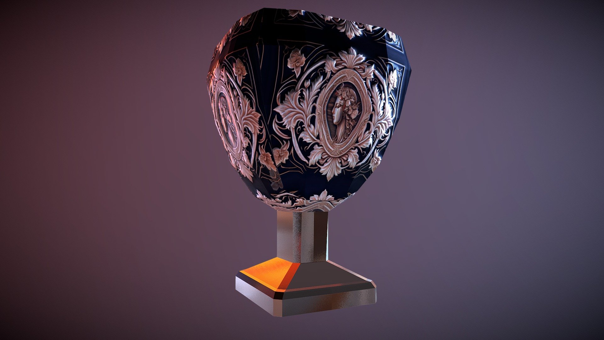 roman cup 2 blue - Buy Royalty Free 3D model by mikegarciadigitalart ...