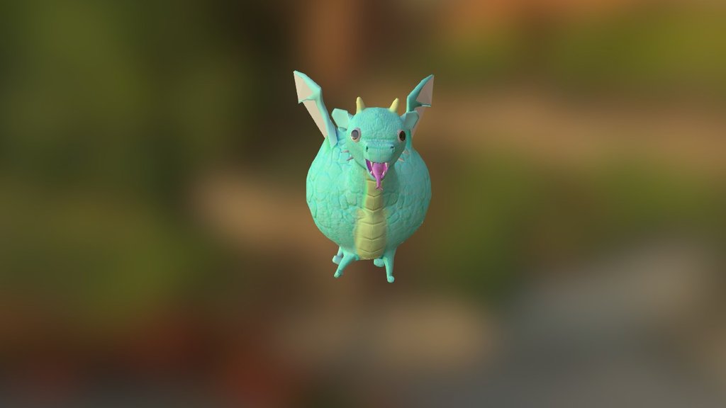 Derpy Dragon - 3D model by Lauren H. McKenzie (@revois) [f0e6667 ...