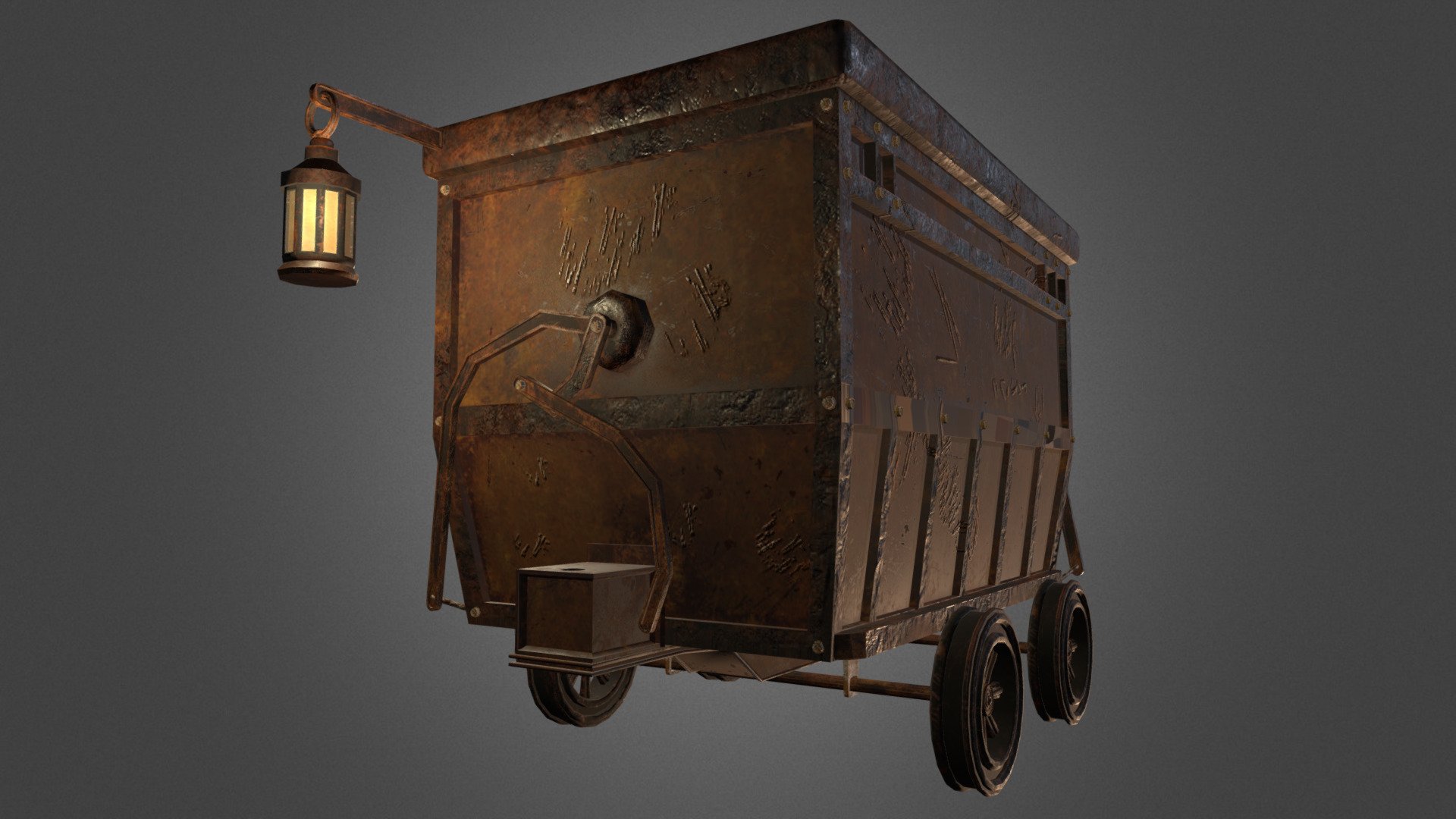 Mining Cart - Download Free 3D model by Hera G (@hera_g) [f0e6906 ...