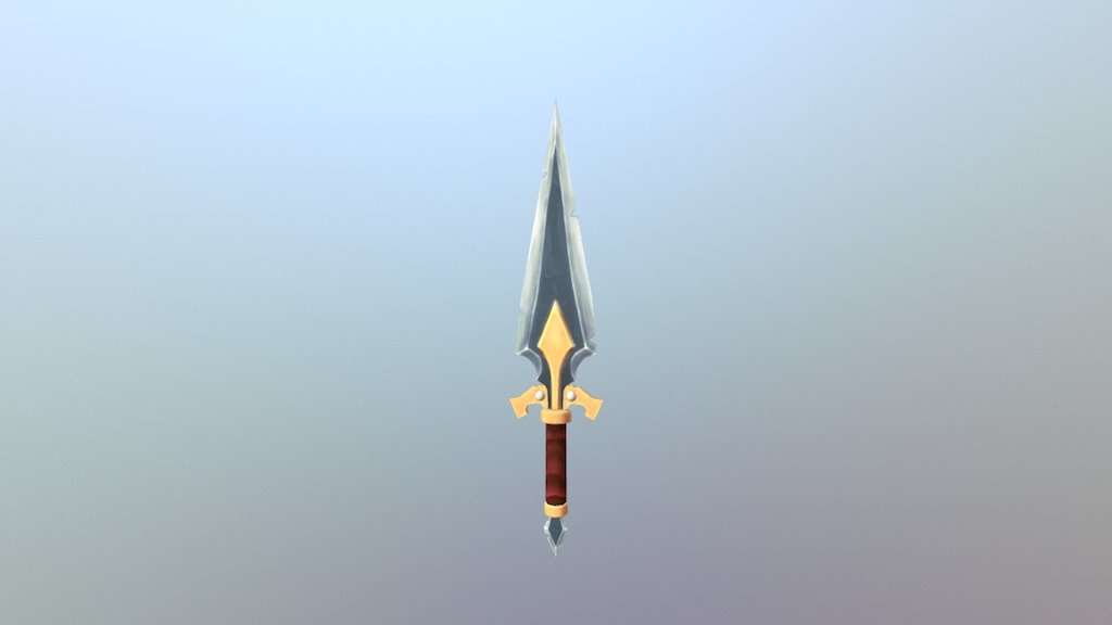 Daga Hand painted - Download Free 3D model by ArielAG [f0e7f85] - Sketchfab