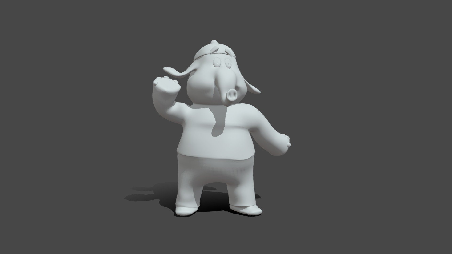 mascot_Pose_2 - 3D model by minipoint [f0e99d8] - Sketchfab