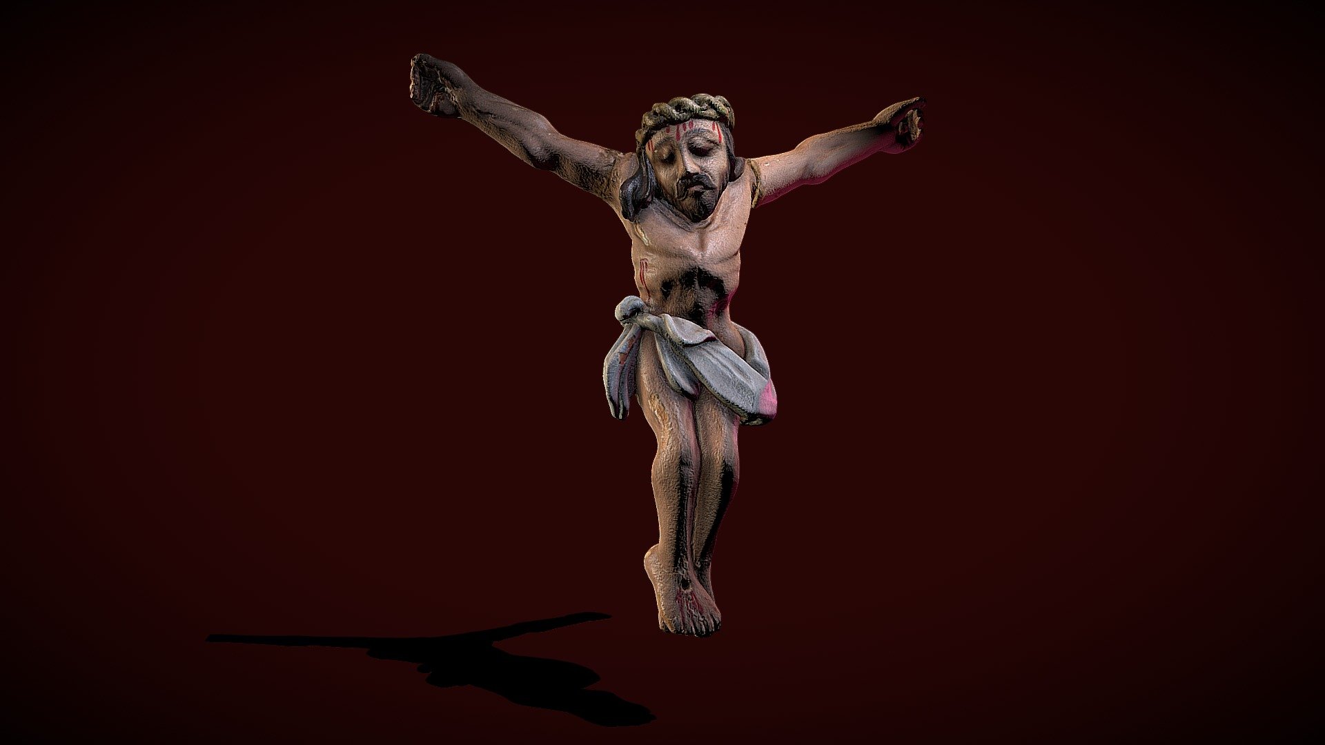 The Crucifix. 19th century. - 3D model by Rivne Regional Museum of ...