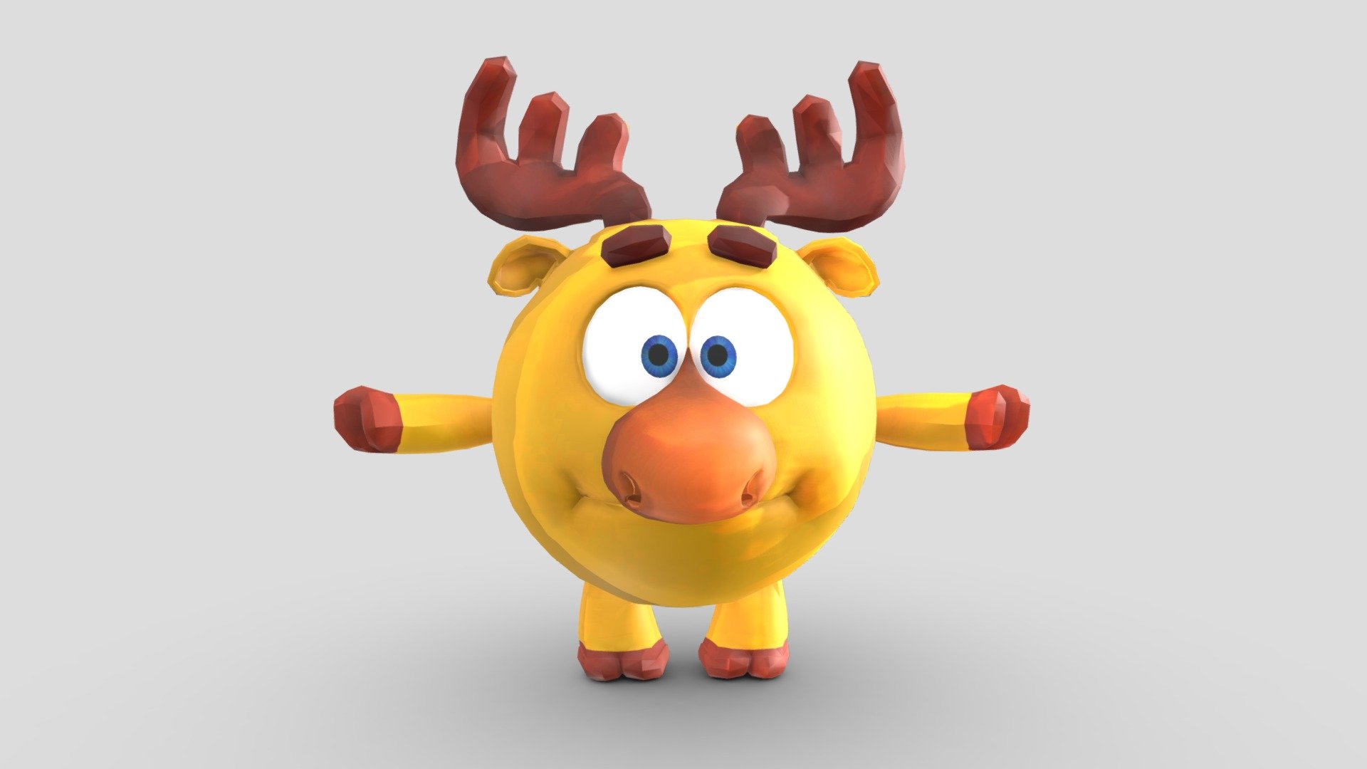 Смешарики лосяш/gogoriki doco,(не риг) - Download Free 3D model by ...