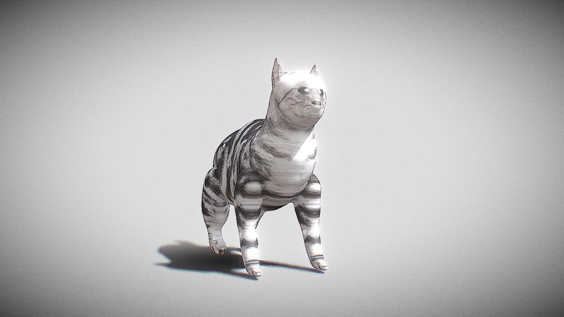 Gato - Download Free 3D model by Moustache_Cat (@moustachecat) [f0eb030 ...