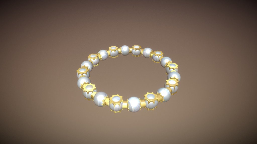Bracelet - 3D model by Savinthya (@18011207) [f0eb4c2] - Sketchfab