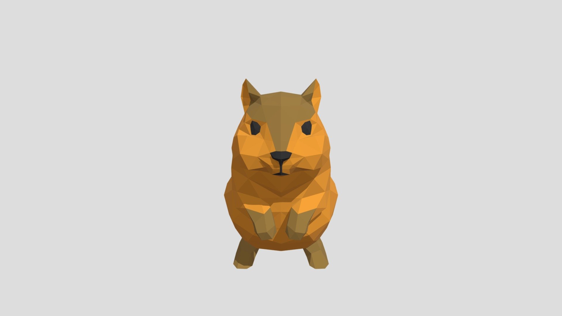 Low Poly Squirrel - 3D model by tiasz97 [f0eb9d8] - Sketchfab